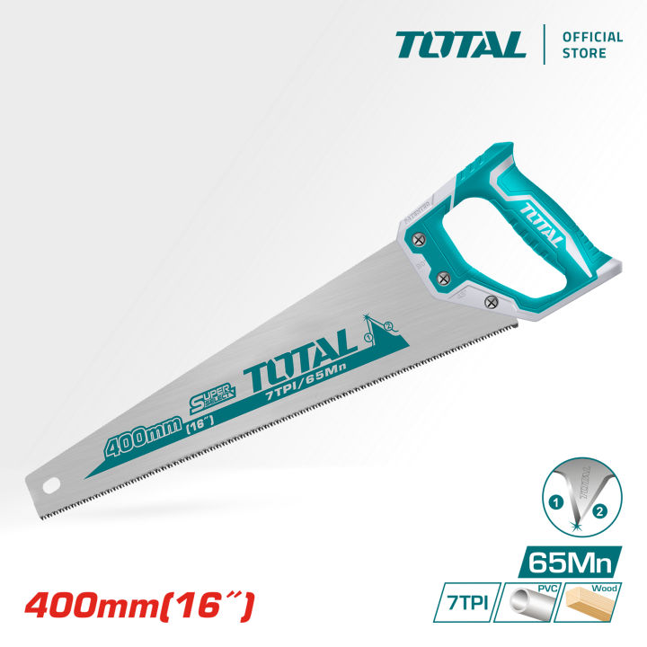 TOTAL Hand Saw (16") THT55400 | Lazada