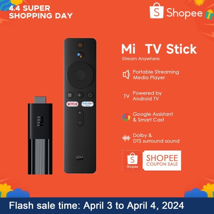 Xiaomi Mi TV Stick Smart Android Tv Stick 9.0 1080P Google Chromecast ...