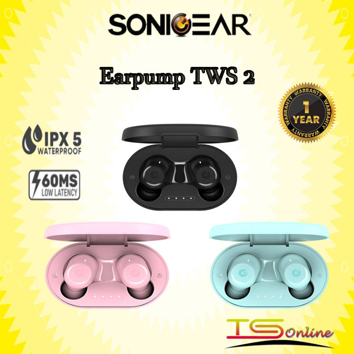 Sonicgear Earpump TWS 2 Wireless Earphone With Bluetooth 5.1 | Lazada