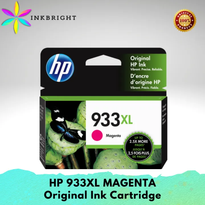 HP 933XL MAGENTA ORIGINAL Ink Cartridge ( HP933XL 933 HP933) | Lazada PH