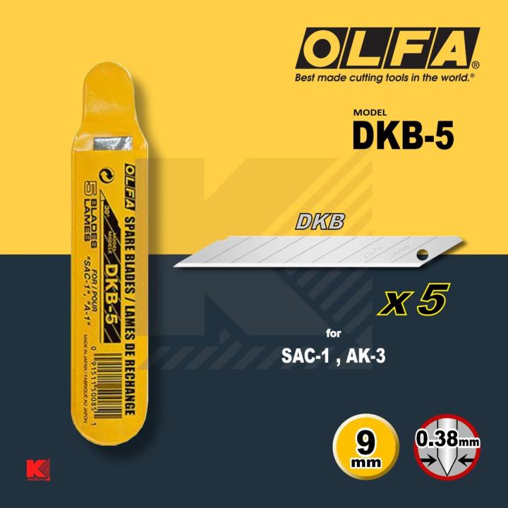 ใบคัตเตอร์ OLFA รุ่น DKB-5 (ใบเล็กมาตราฐาน ปลายแหลม 30 องศา) | Lazada.co.th