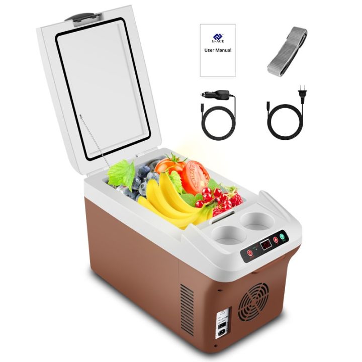 Portable Electric Cooler Refrigerator For Car Mini Fridge 220V 12V 24V ...
