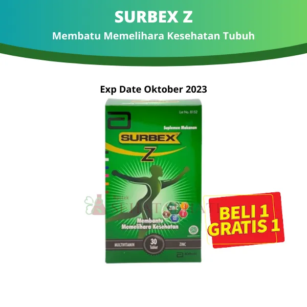 Surbex Z Multivitamin Tubuh Isi 30 Tablet Promo Spesial | Lazada Indonesia