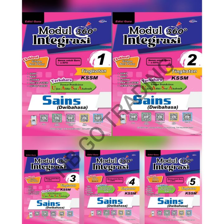 (NB) MODUL 360 INTEGRASI SAINS TINGKATAN 1 2 3 4 5 | Lazada