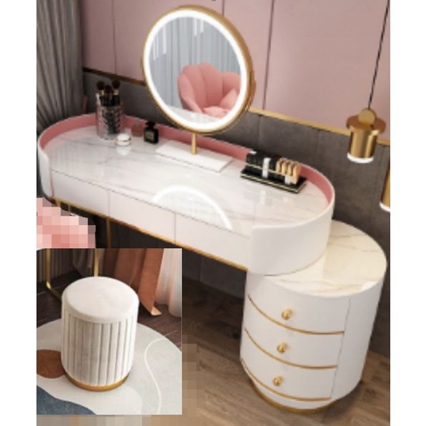 Meja Rias Satu Set + Kursi / Furniture Meja rias / Meja Rias Aesthetic ...