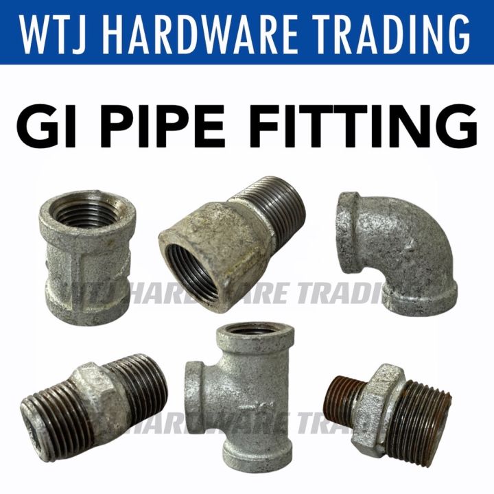 GI FITTINGS | ELBOW | TEE | SOCKET | VALVE SOCKET | NIPPLE | REDUCING NIPPLE | Lazada