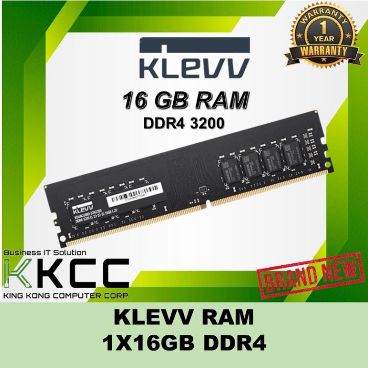 KLEVV RAM 1X16GB DDR4 (3200) BRAND NEW | Lazada PH
