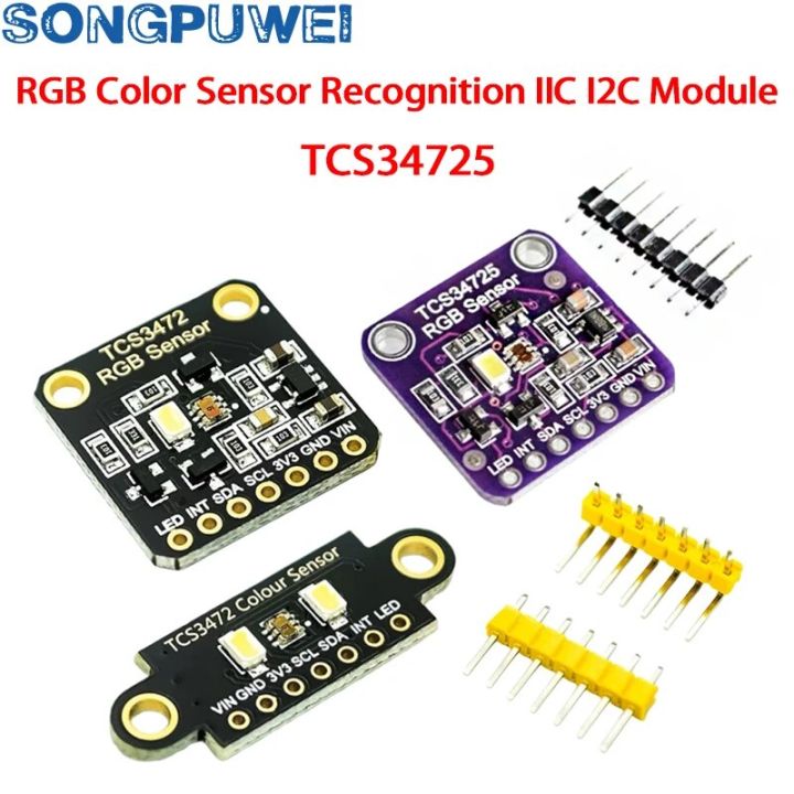 Tcs34725 Color Sensor Recognition Module Rgb Development Board Iic I2c ...