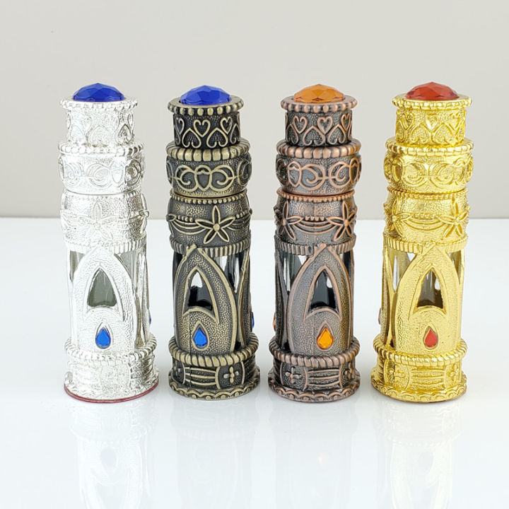 1PCS 6ML Cone Perfume Bottle,Ancient Refillable Empty Container ...
