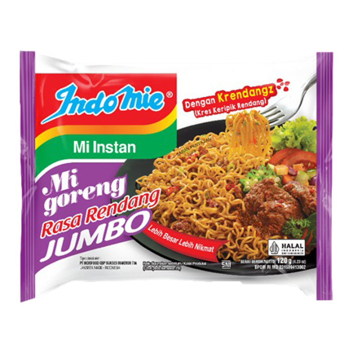 Indomie Mi Instan Goreng Jumbo Rendang 120 g | Lazada Indonesia Indomie Mi Instan Goreng Jumbo Rendang 120 g | Lazada Indonesia