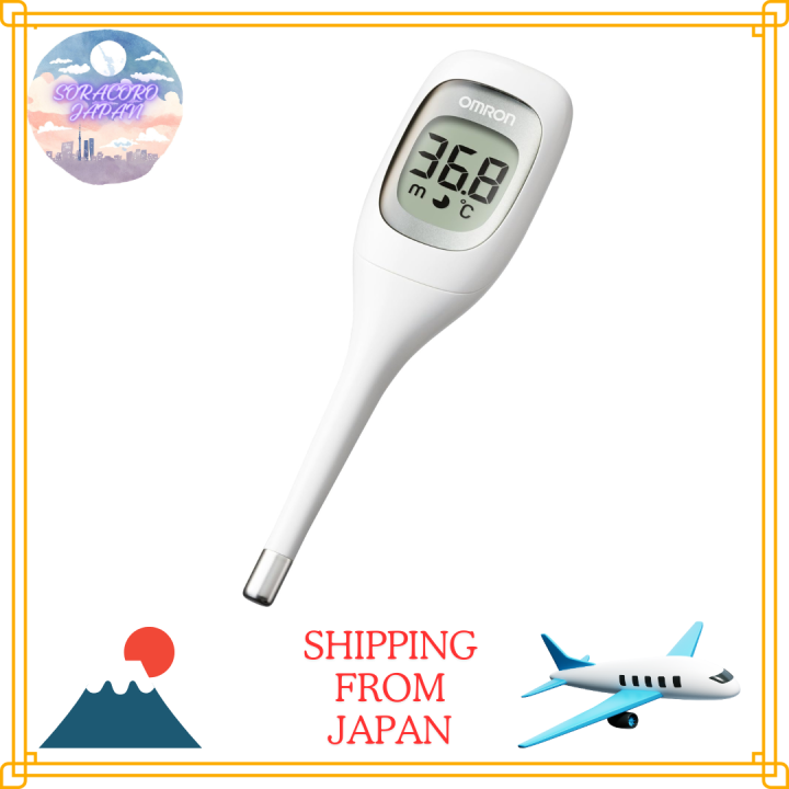 Omron Electronic Thermometer MC-681 Digital Kenon-kun Predictive Type 20 Seconds with Case Flat ...