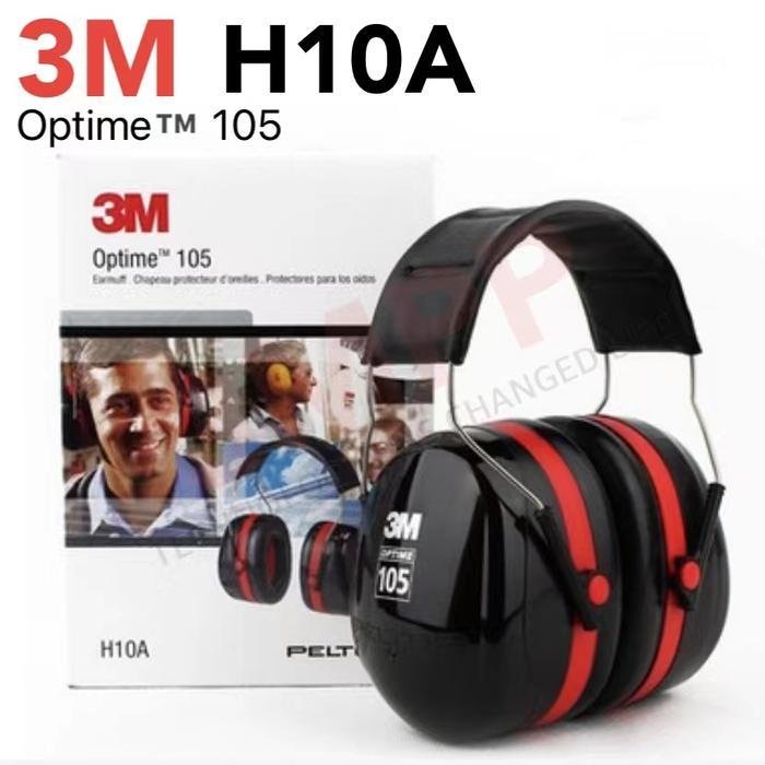 PELTOR EARMUFF 3M SERIES H10A OPTIME 105 - EARPLUG - ALAT PENUTUP ...