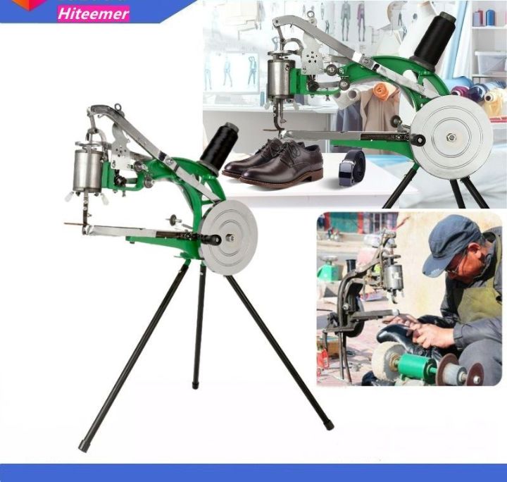 DIY Hand Machine Cobbler Shoe Repair Machine Dual Cotton Nylon Line ...