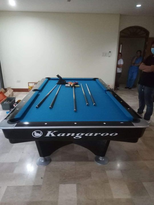 KANGAROO SLATE BILLIARD TABLE FULLY REFURBISHED WITH COMPLETE ...