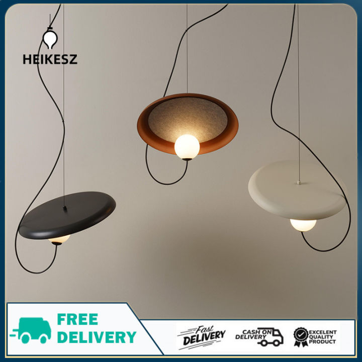 HEIKESZ Silent Style Kitchen Island Magnetic Glass Ball Small Droplight ...