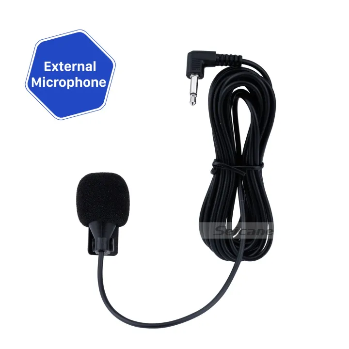 Seicane Car Microphone with Noise Cancelling, 3.5mm Aux for Android/iOS ...