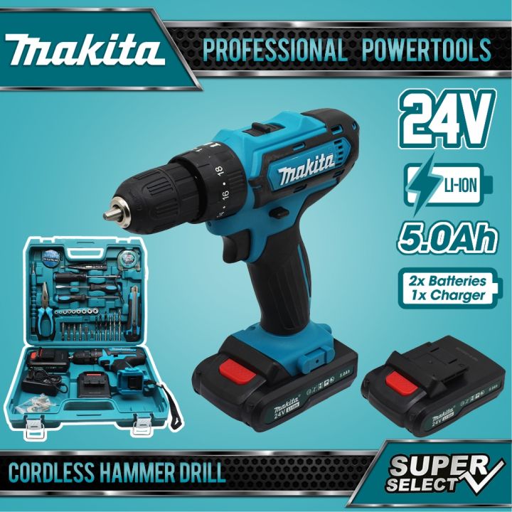 Makita DF331D 24V Cordless Hammer Drill (Tools Set) | Lazada PH