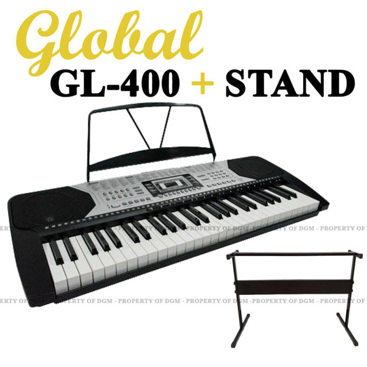 54 Keys Electronic Keyboard Global GL-400 with Stand-dgmapplx | Lazada PH