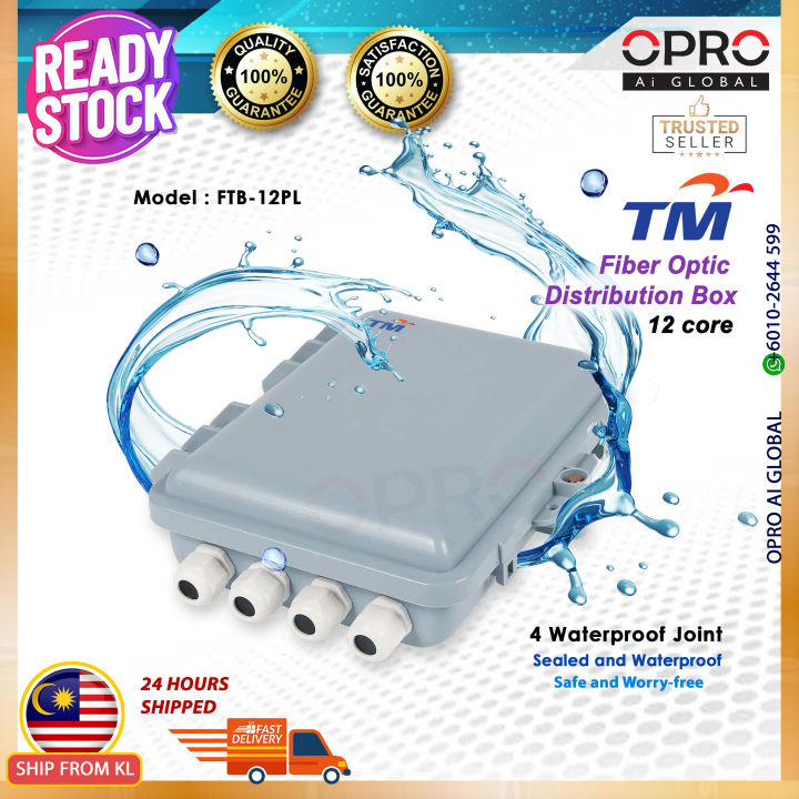12 Port Fiber Optic FTTH Termination Box (FTB) / Distribution Box ...