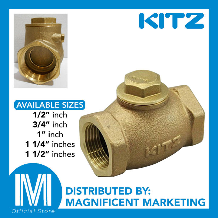 Kitz Japan Brass Swing Check Valve AKR 125 psi | Lazada PH
