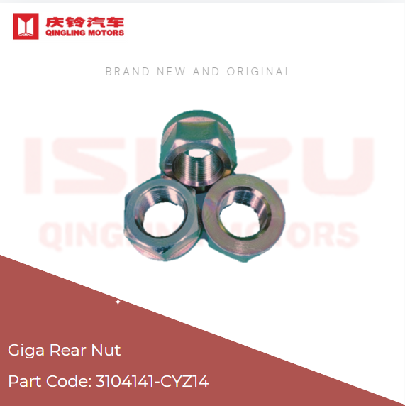 Isuzu Giga Rear Wheel Nut - Heavy Duty Truck Parts (Original) | Lazada PH