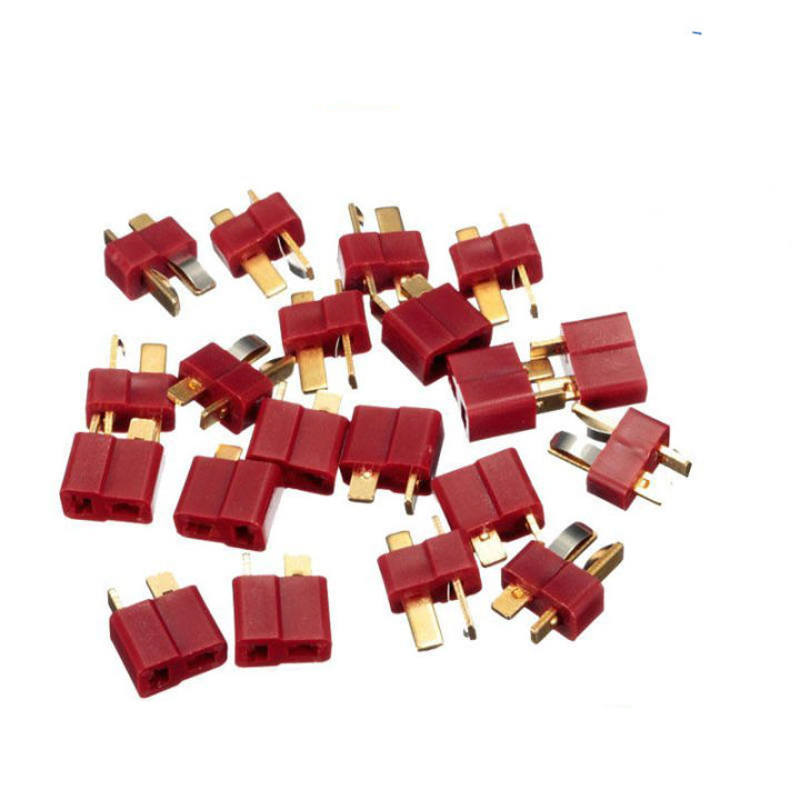 10 Pairs/Sets T Plug Male & Female Deans Connectors Style For RC Spare Parts | Lazada PH