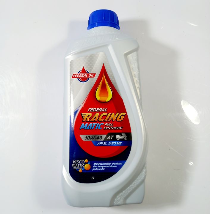 OLI FEDERAL RACING MATIC 1 LITER FULL SYNTHETIC 10-40W | Lazada Indonesia