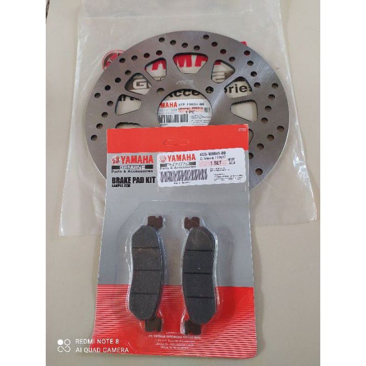 piringan+kampas rem cakram depan Nouvo z, Vega,fiz r,zupiter burhan ...