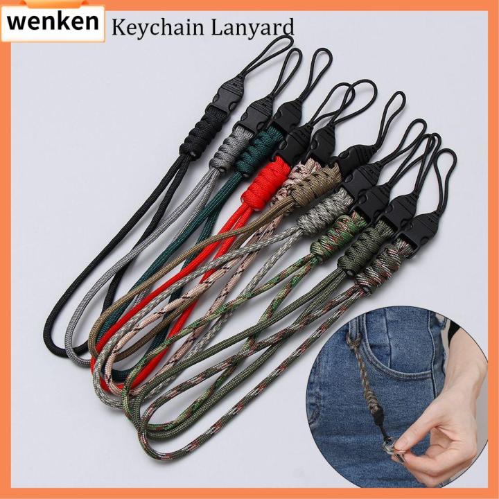 WENKEN คุณภาพสูง ป้องกันตัว มีความแข็งแรงสูง สายร่มชูชีพ พวงกุญแจ ...