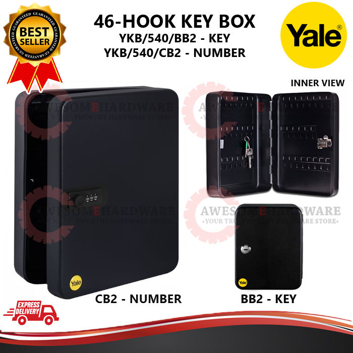 (MEDIUM) YALE 46PCS KEY BOX YKB/540/CB2 OR YKB/540/BB2 PETI KUNCI KOTAK | Lazada