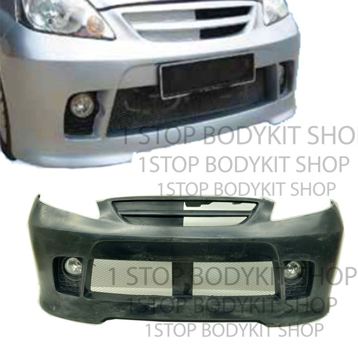 PERODUA VIVA FRONT BUMPER WITH LAMP (SPORTIVO)POLYURETHANE (PU) SKIRT ...