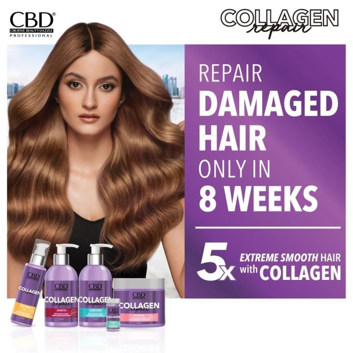 CBD Collagen Repair Shampoo 250ml Hair Shampoo | 250ml Hair Conditioner ...