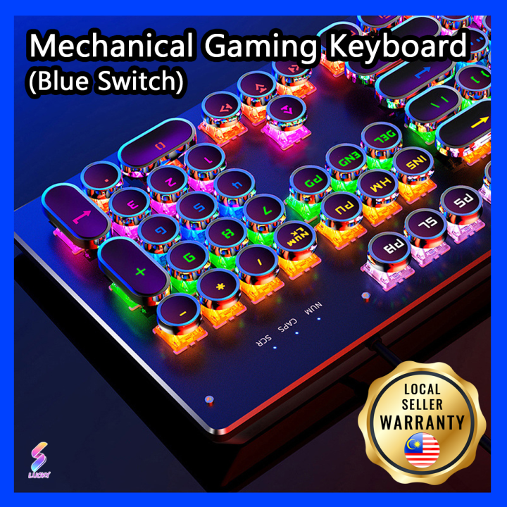 LRK2/LRK7 REAL PRO GAMING MECHANICAL KEYBOARD GAMING KEYBOARD BLUE ...
