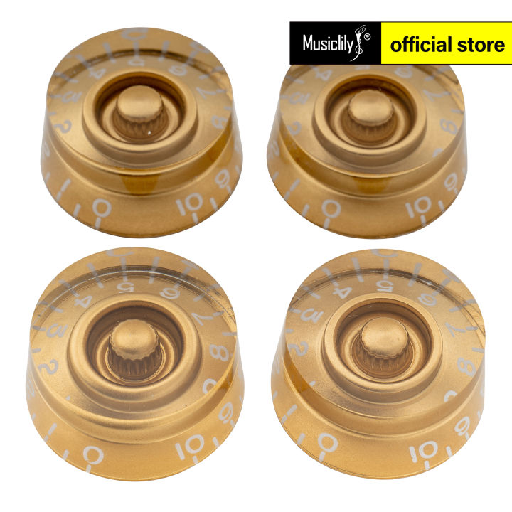 Musiclily Pro Left Handed Metric Coarse 18-Spline Speed Control Knobs ...