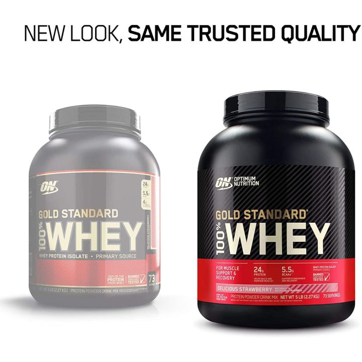 Optimum Nutrition Whey Protein Gold Standard 5LB - เวย์โปรตีน เสริม ...