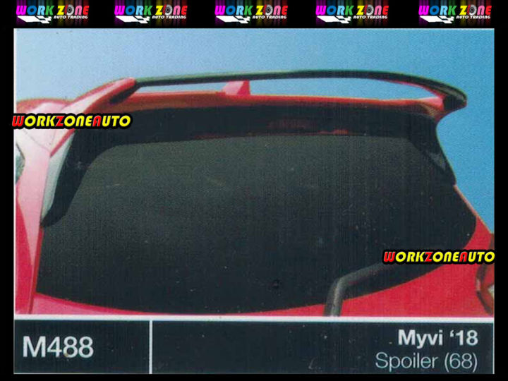 M488 Perodua Myvi 2018 Fiber Spoiler (Drive 68) Body kit Bodykit | Lazada