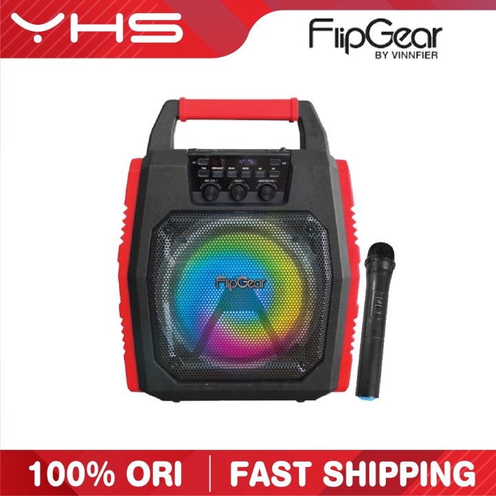 Vinnfier FlipGear Portable Speaker TANGO 202 PRO with True Wireless Stereo, Built-in ...