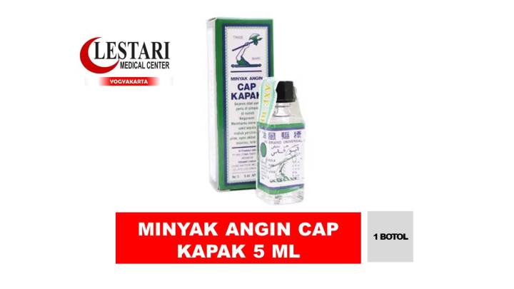 Cap Kapak Minyak Angin 5 ml untuk Sakit Kepala Encok Keseleo | Lazada ...