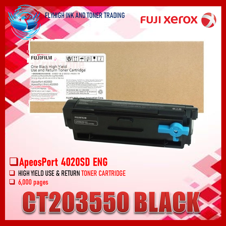 FUJI XEROX CT203550 Black Original High Yield Toner Use and Return ...