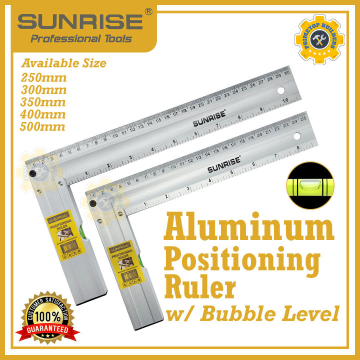 SUNRISE POSITIONING RULER / Aluminum Squala / L-Square 250MM, 300MMM ...