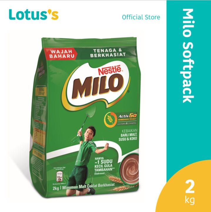 Nestle Milo Chocolate Malt Powder Soft Pack 2kg | Lazada