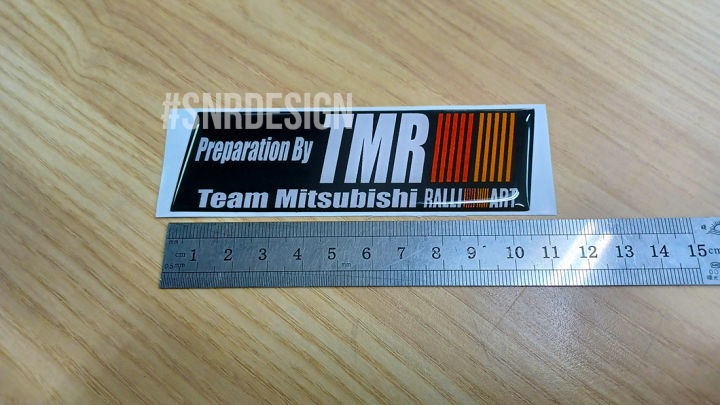 TMR RALLIART - Emblem Resin Coating Epoxy | Lazada