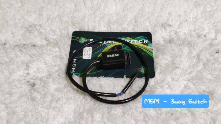 MSM 3 WAY SWITCH / TRI SWITCH (Alloy) low-off-high Left mounted | Lazada PH