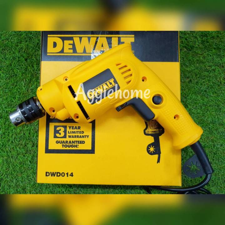 DEWALT สว่าน รุ่น DWD014 3/8นิ้ว 10MM. 550วัตต์ 220V DRILL ปรับซ้าย-ขวา ...