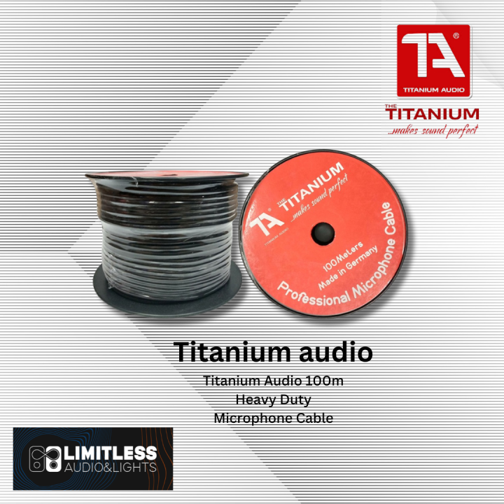 Titanium Audio 100m Heavy Duty Microphone Cable | Lazada PH