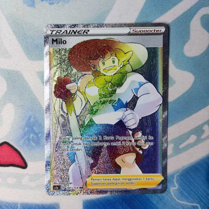 pokemon Indonesia milo 181/154 HR original | Lazada Indonesia