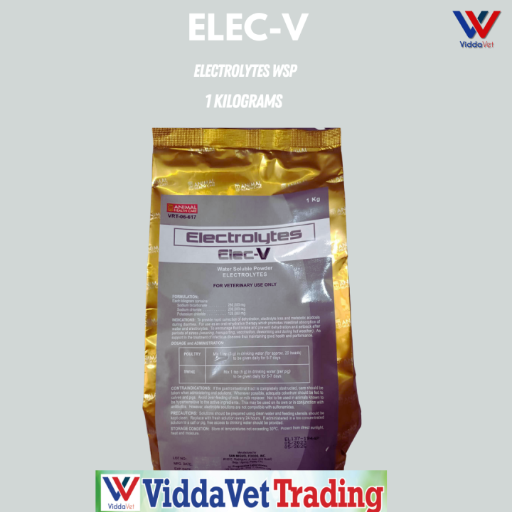 1 kilo Elec V Electrolytes for animals pets livestock performance ...