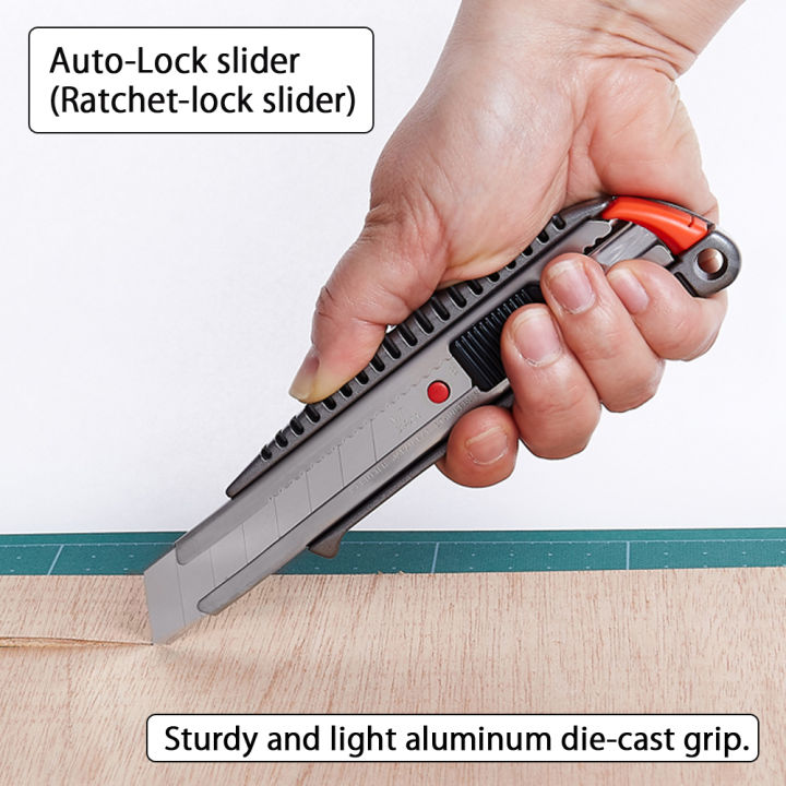NT Cutter L500GRP Metal Body Heavy Duty L500 L-500GRP Cutter Blade ...