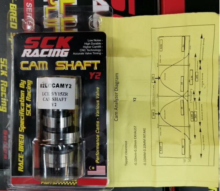 SCK RACING LC135/ Y15ZR Racing Cam Y2 | Lazada