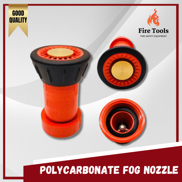 Polycarbonate Adjustable Fog Nozzle For Fire Hose and Water Pump Hose ...